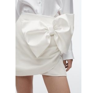 Zara | Skirts | Zara Bow Mini Skort | Poshmark